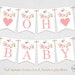 Printable Alphabet Banner Set, Letters A to Z, Numbers Plus Heart, DIY ...
