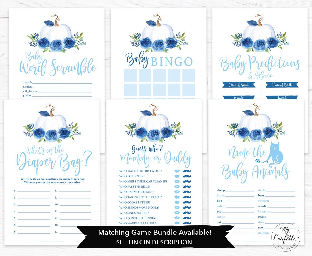 Baby Shower Game Printable Baby Predictions & Advice Game | Etsy