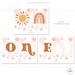 Printable ONE Banner, Rainbow and Sunshine One Banner, Girl First ...