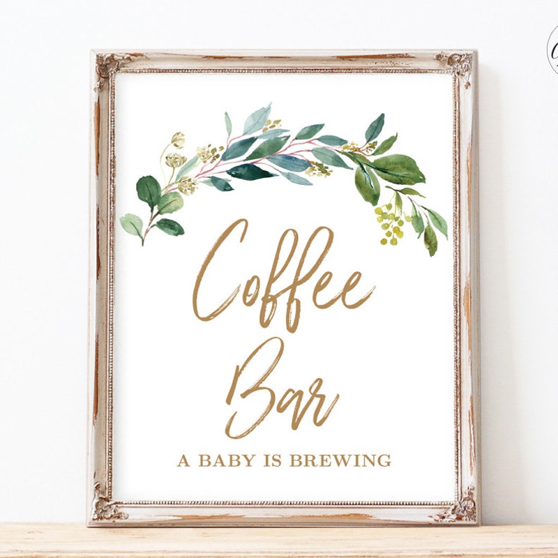 Coffee Bar Sign Printable - Etsy