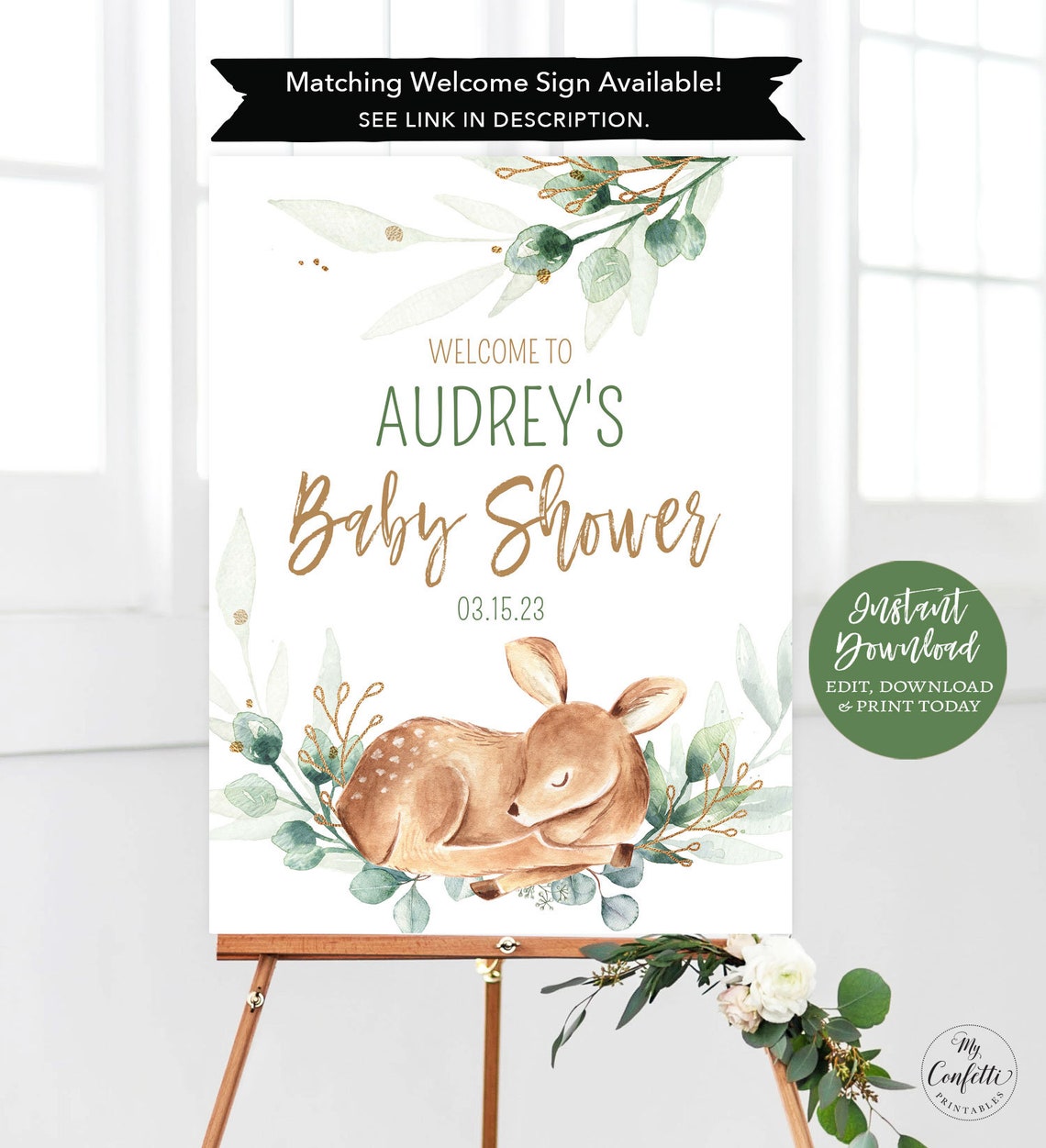 Baby Shower Invitation Bundle, Printable Boy Baby Shower Invitation ...