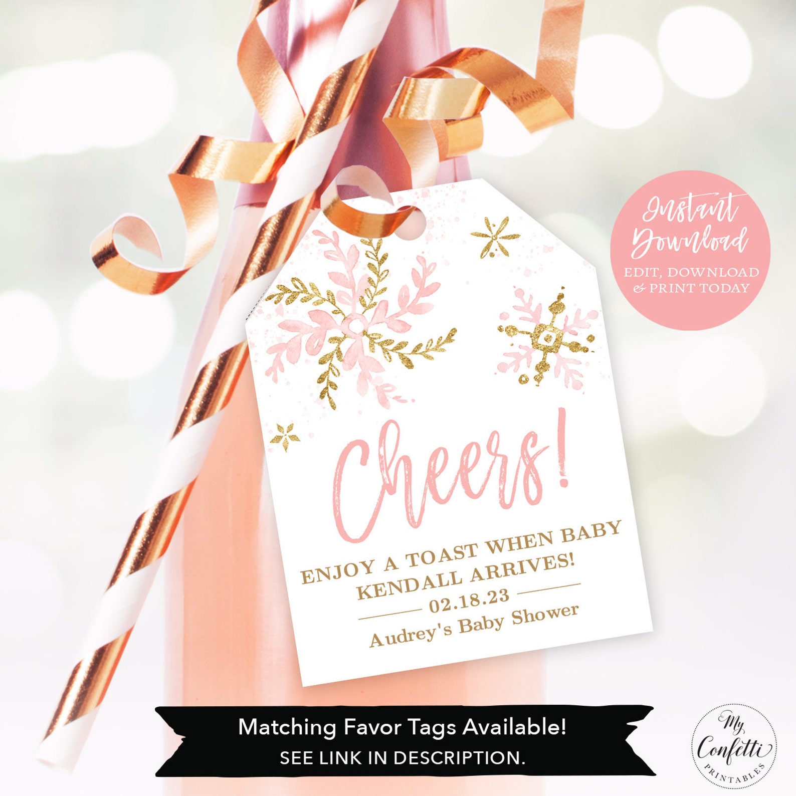 Family Traditions Sign and Card Template Printable Baby - Etsy