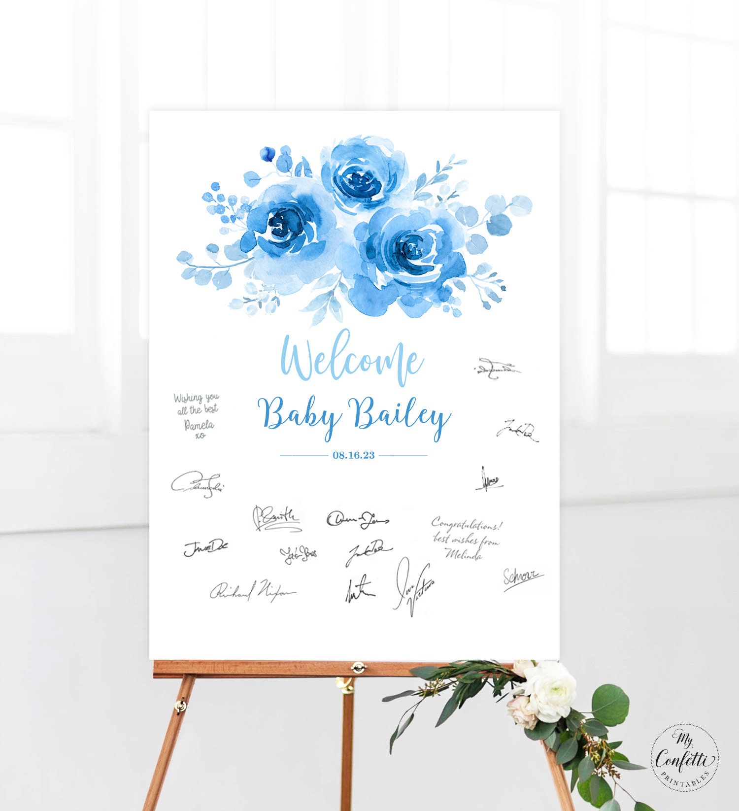 Baby Shower Guest Book Alternative Sign Printable Alternative | Etsy
