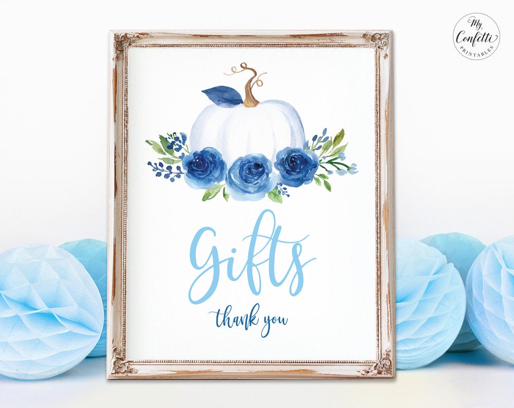 Baby Shower Gifts Sign Printable Baby Shower Gifts Sign Boy | Etsy