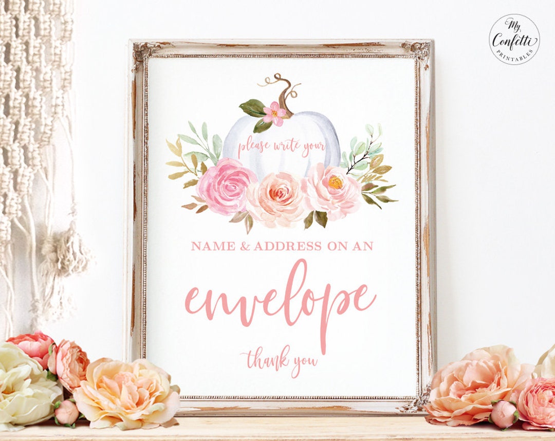 Please Write Your Address on Envelope Sign, Printable Write Your Name ...