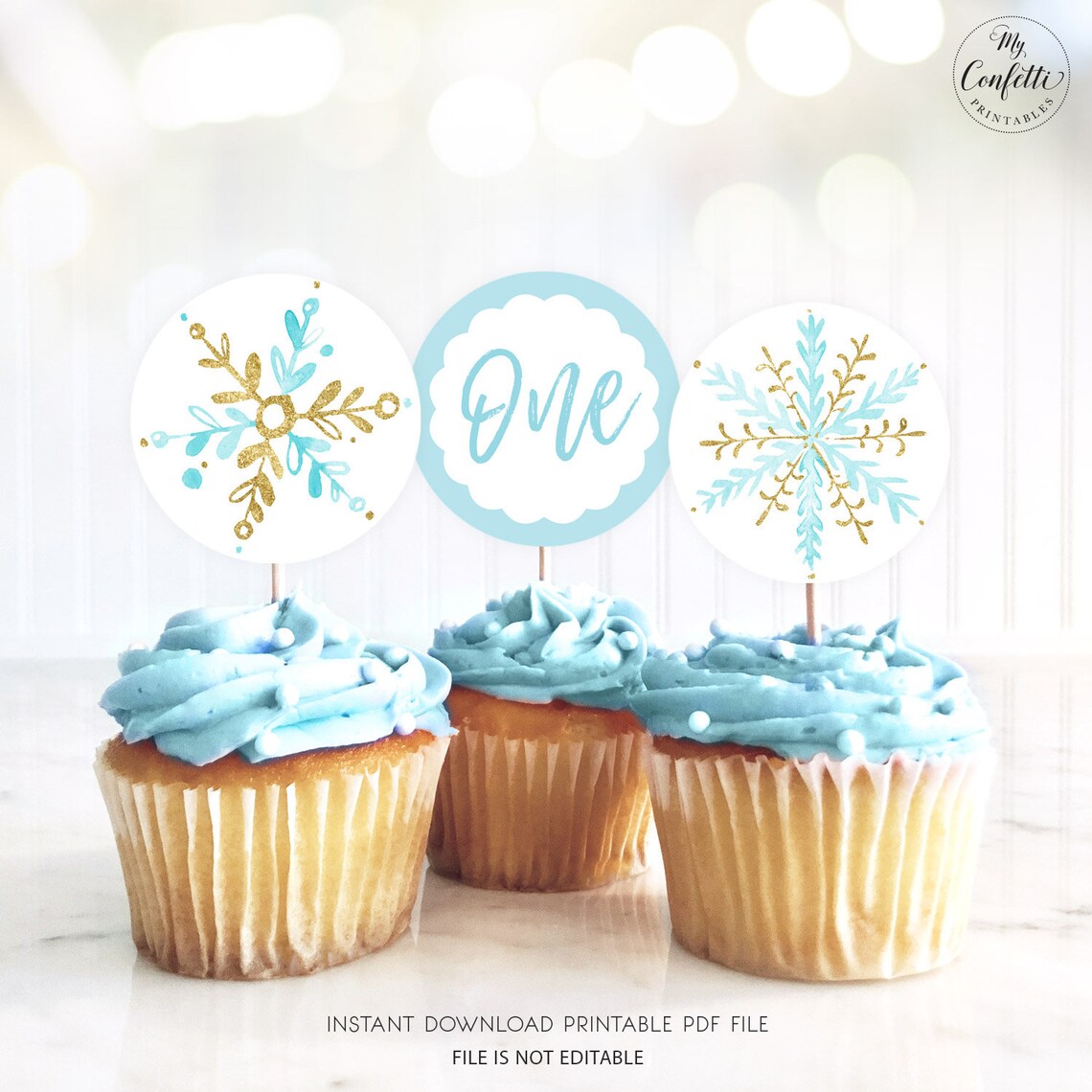 First Birthday Cupcake Toppers Printable Cupcake Toppers - Etsy Canada