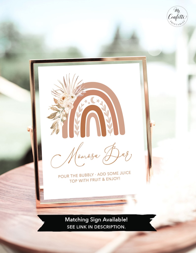 Boho Rainbow ready to Pop Favor Label or Tag - Etsy