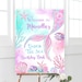 Mermaid Birthday Welcome Sign, Editable Welcome Sign Template ...
