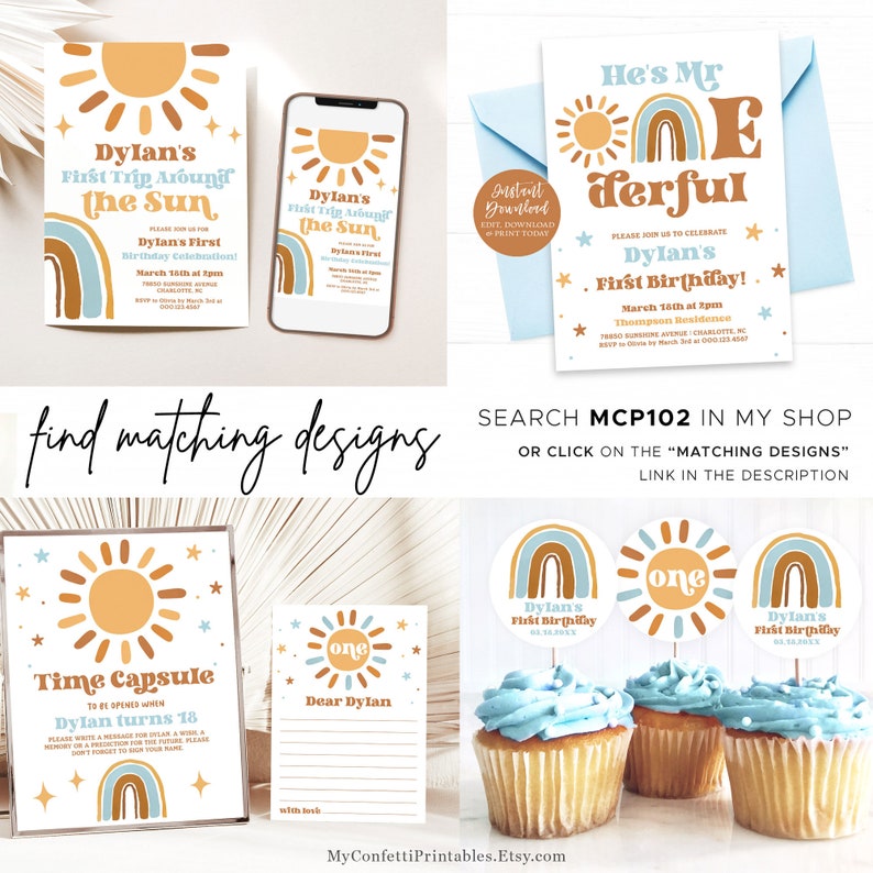 Editable Birthday Time Capsule Sign and Card Template - Etsy