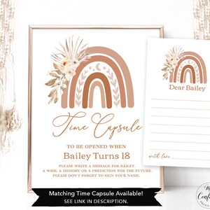 ANY AGE Boho Rainbow Birthday Invitation, Printable Birthday Invitation ...