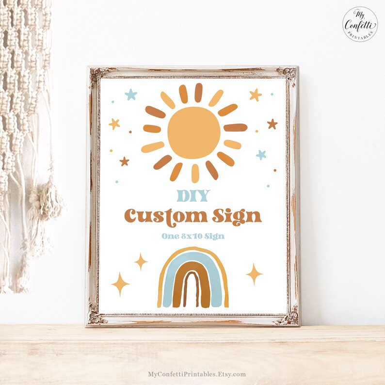 Editable 8x10 Custom Sign Template for ONE 8x10 Inch Sign - Etsy