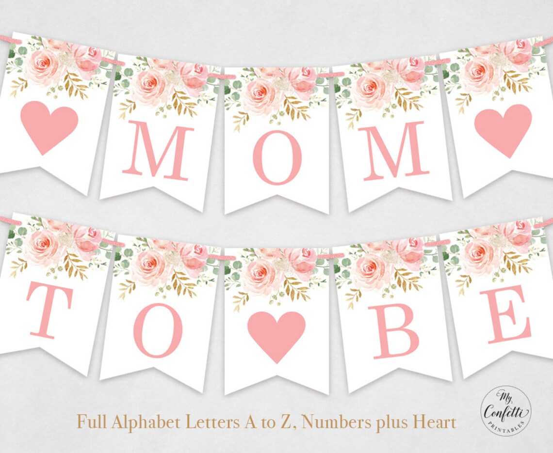 Printable Alphabet Banner Set Letters A to Z Numbers Plus | Etsy