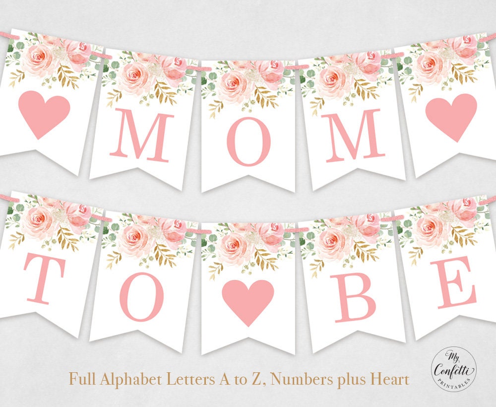 Printable Alphabet Banner Set Letters A to Z Numbers Plus | Etsy