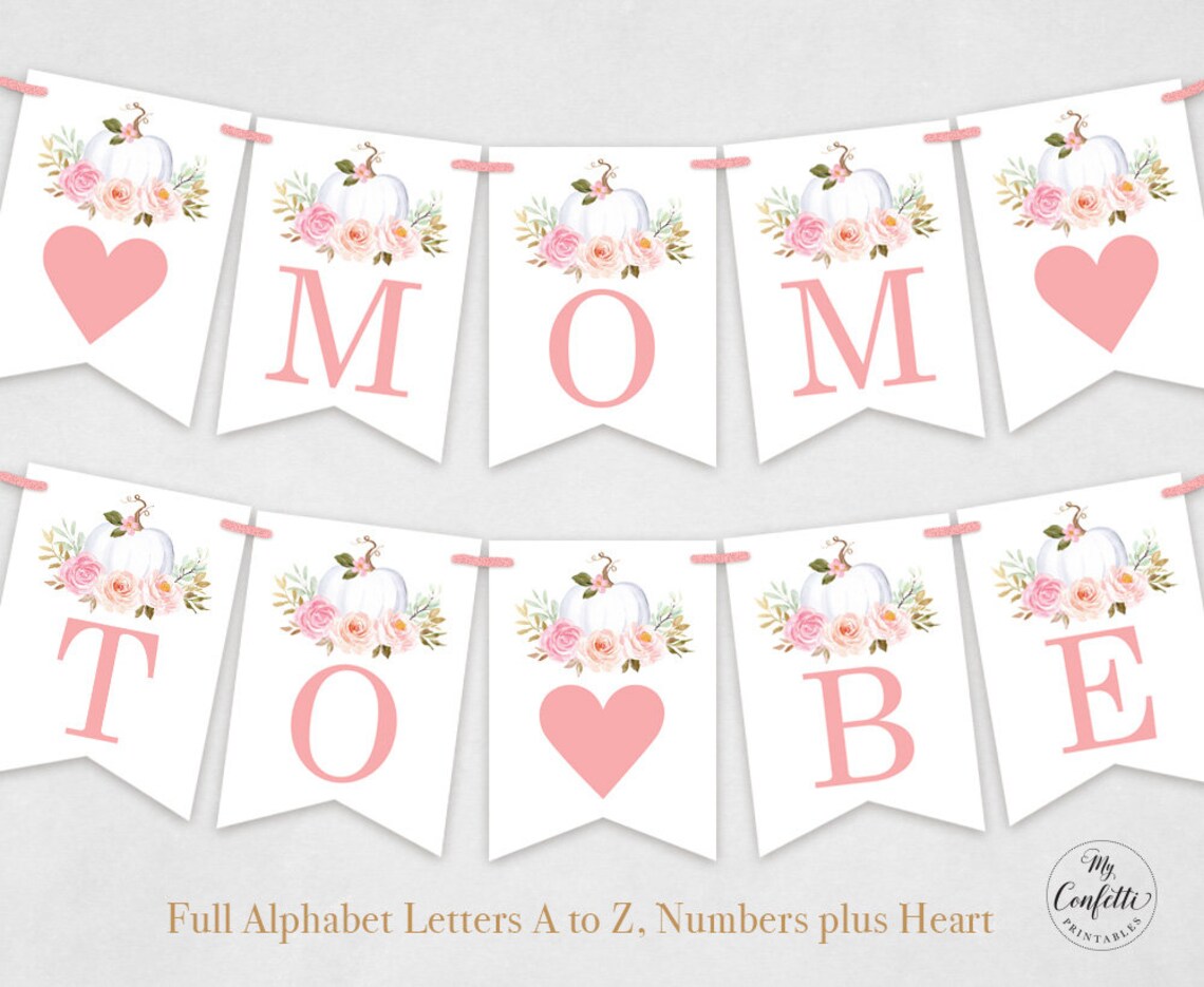 Printable Alphabet Banner Set Letters A to Z Numbers Plus | Etsy