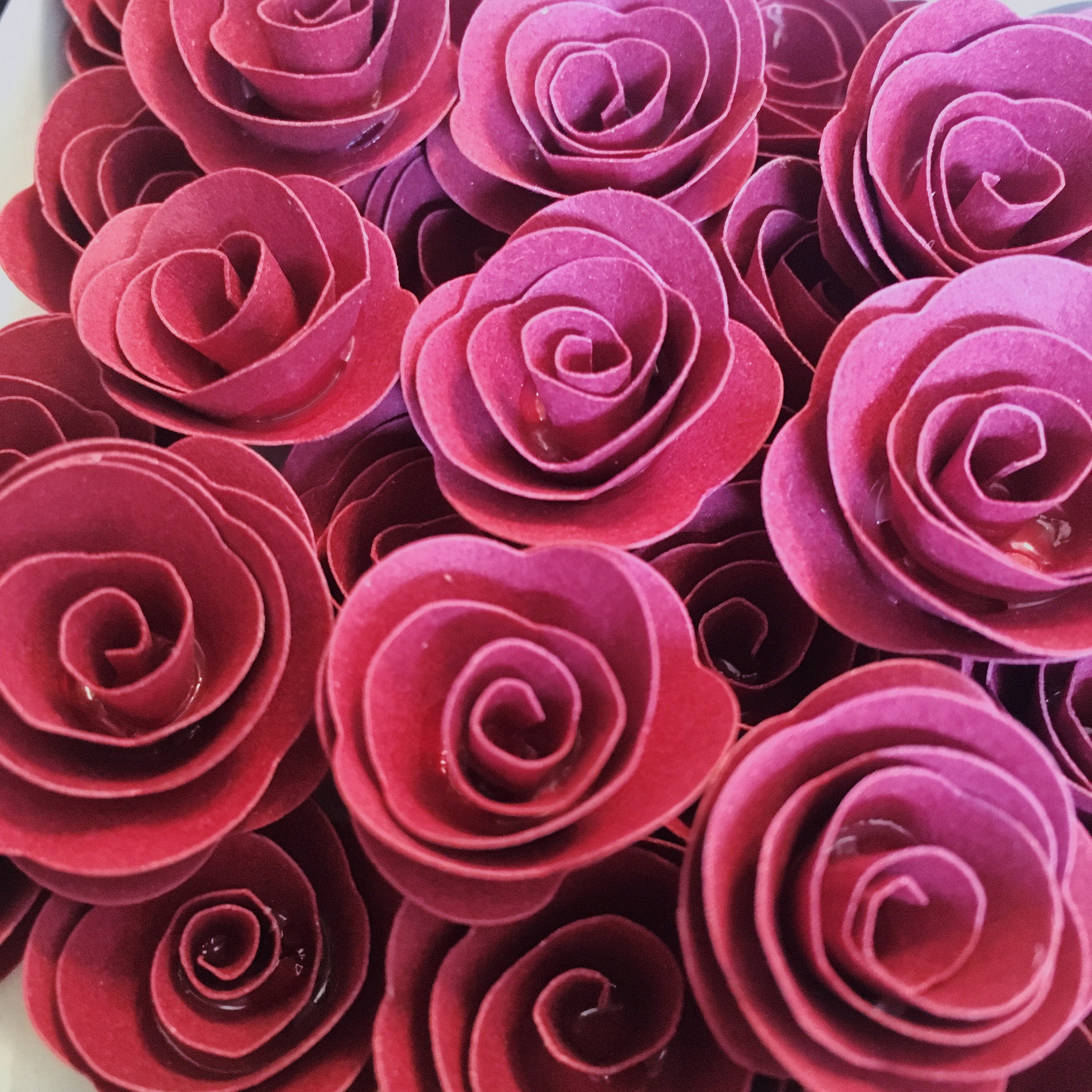 Itty Bitty Paper Roses Tiny Red Roses Baby Red Roses Tiny - Etsy