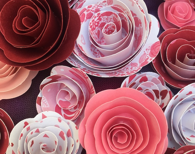 Itty Bitty Paper Roses Tiny Red Roses Baby Red Roses Tiny - Etsy