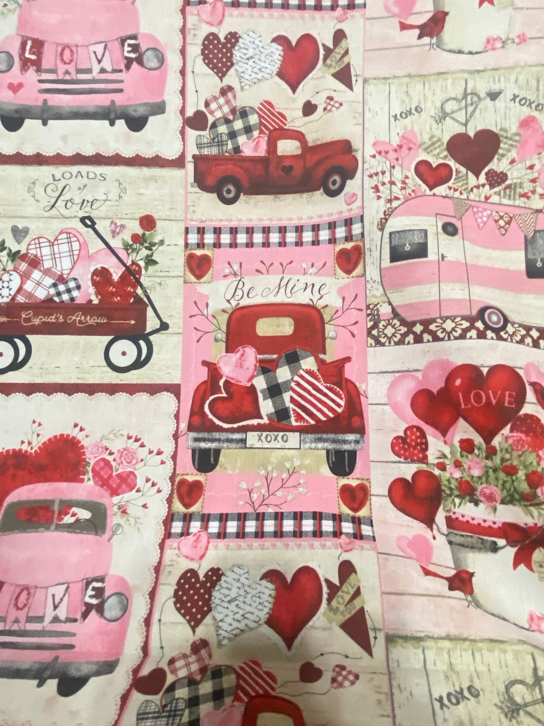 Valentine’s Day Cotton Woven Fabric, Fabric by the Yard, Cotton Fabric ...