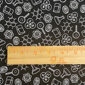 Science Cotton Woven Fabric, School Fabric by the Yard, Cotton Fabric ...