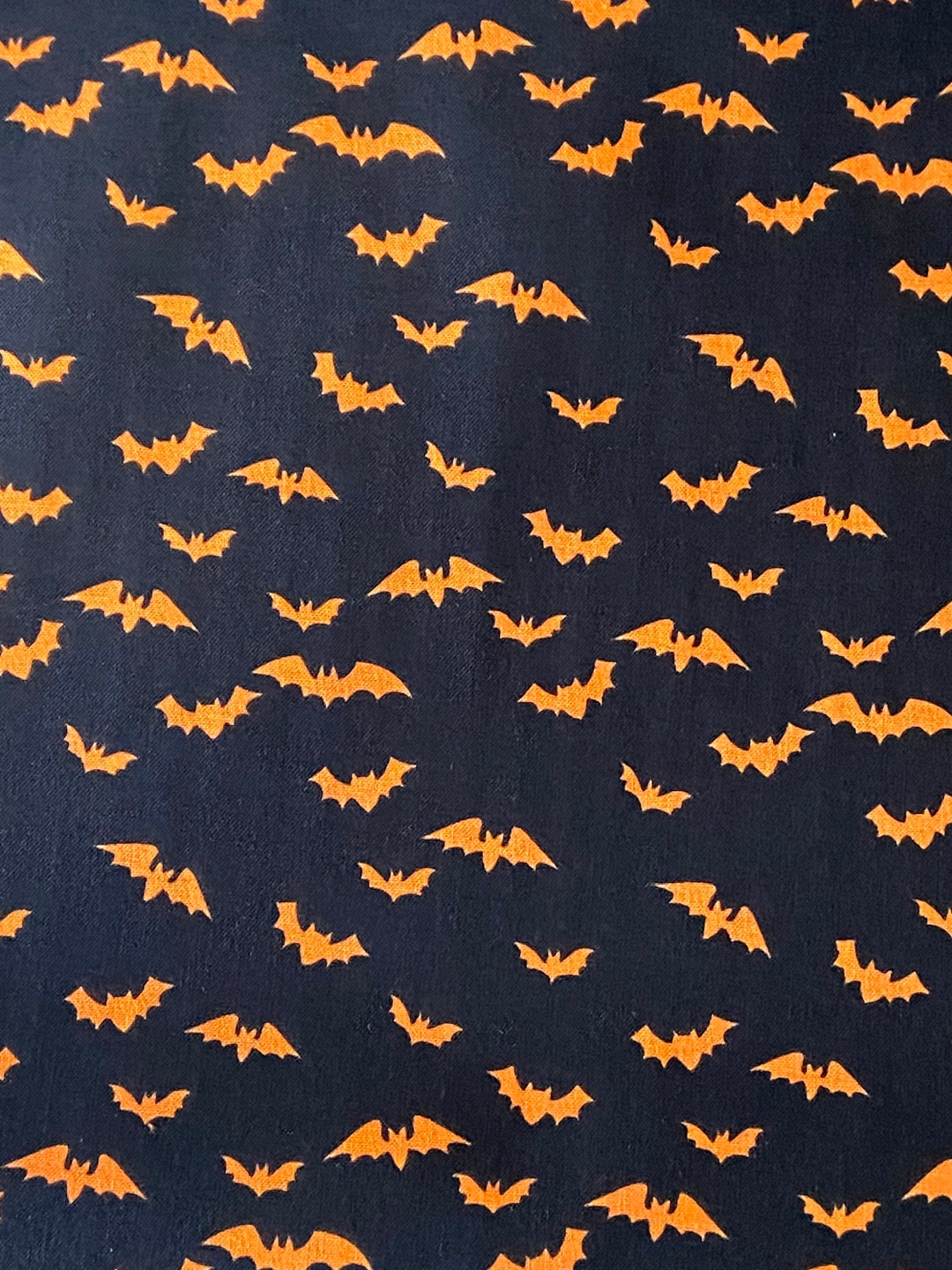 Bat Cotton Woven Fabric, Small Print Bat Fabric by the Yard, Cotton ...