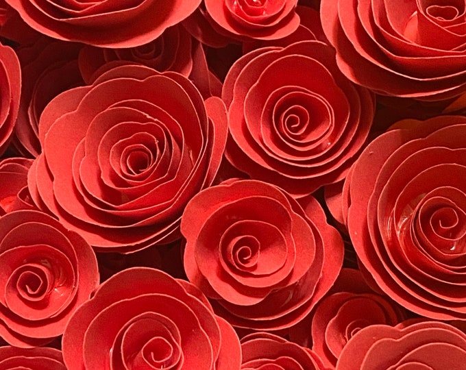 Itty Bitty Paper Roses Tiny Red Roses Baby Red Roses Tiny - Etsy