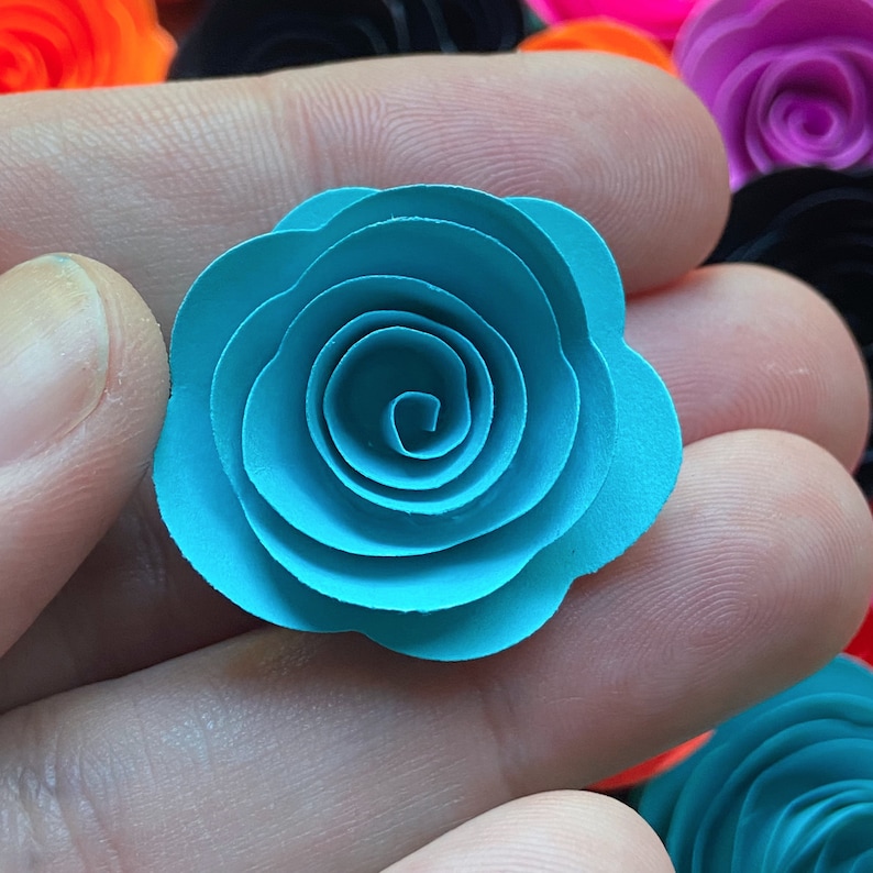 Neon Paper Roses neon Night Paper Flowers Neon Rainbow - Etsy