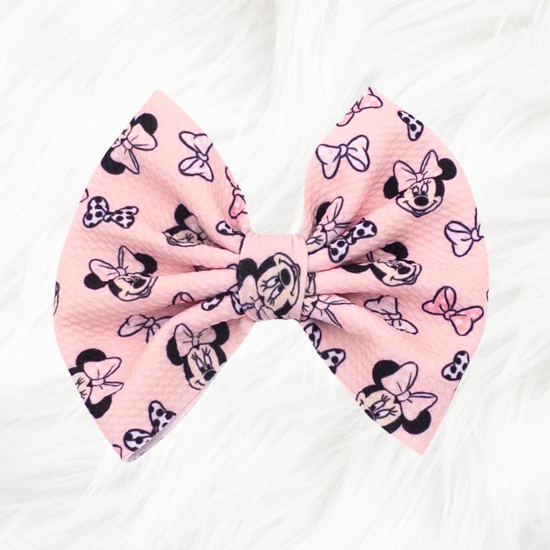 Minnie Mouse Hair Bow - Etsy