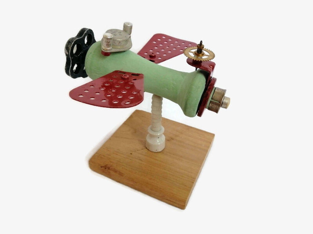Steampunk Airship Flying Machine Cute Desk Accessory for Brother Wood ...
