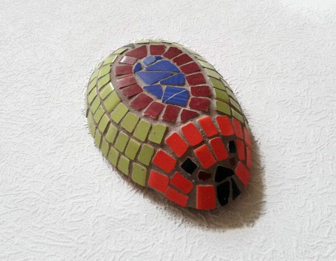 Garden Mosaic Art Ladybug Sculpture Yard Decor Bug Figurine - Etsy