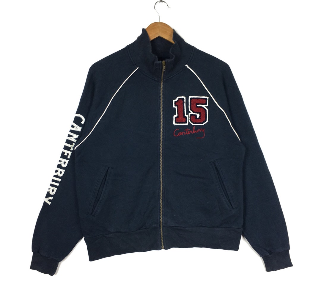 Vintage CANTERBURRY NEW ZEALAND Rugby All Black Kiwi Printed Black Colour Sweatshirt Medium Size ...