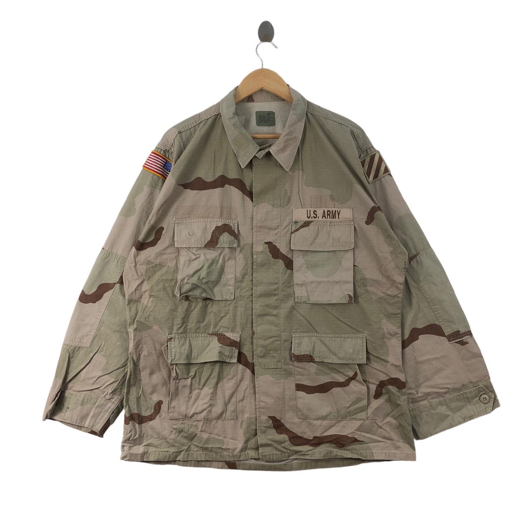 Vintage U.S. ARMY Bdu Jacket Camouflage Military - Etsy