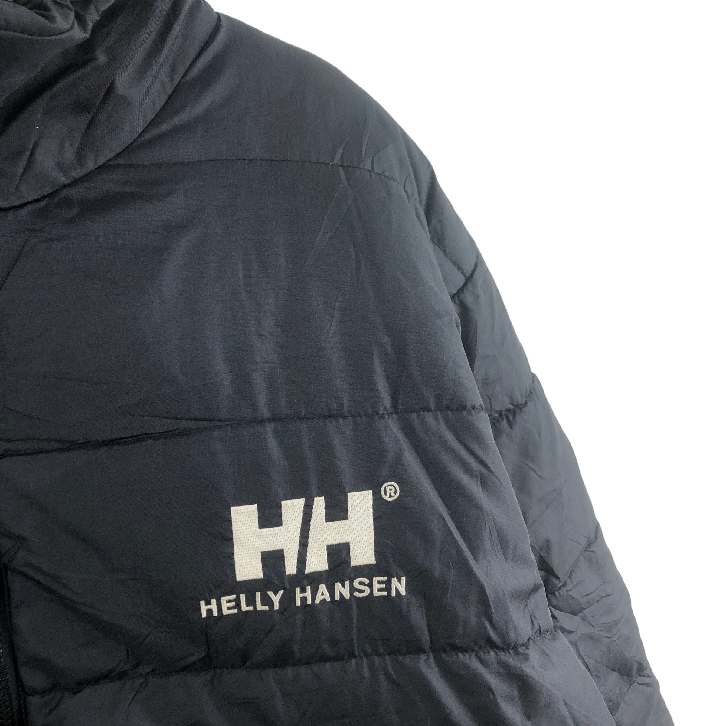 Vintage HELLY HANSEN Puffer Jacket Big Logo Gorpcore Streetwear Winter ...