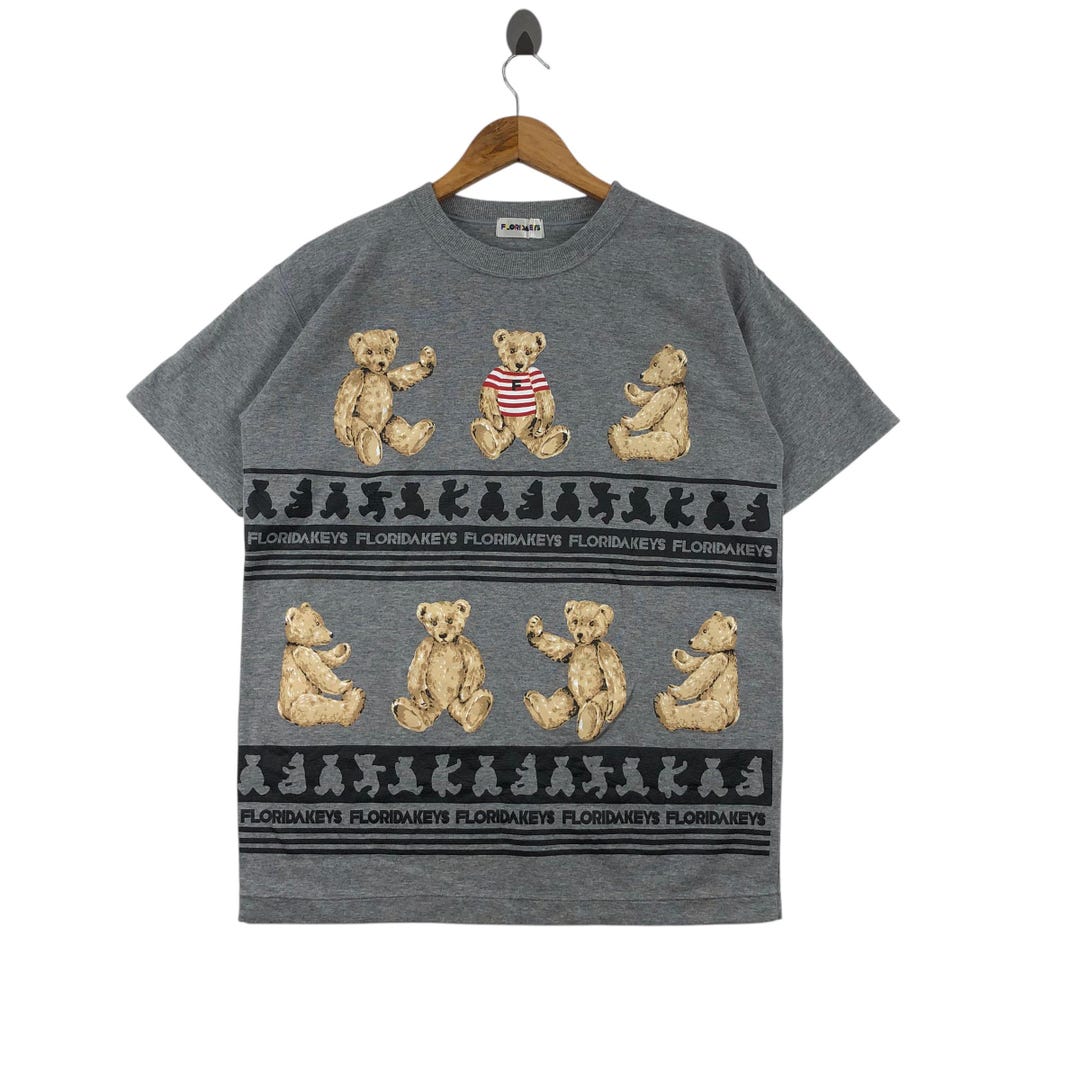 Vintage FLORIDA KEYS Tee Shirt Bear Logo Size M - Etsy