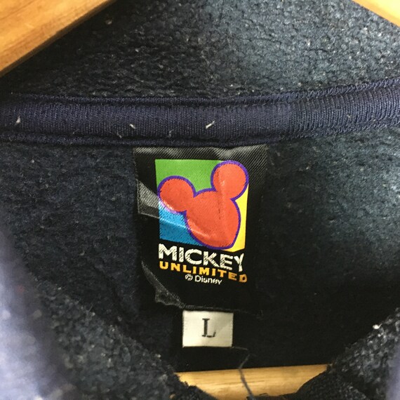Vintage MICKEY MOUSE DISNEY Fleece Sweatshirt By Mick… - Gem