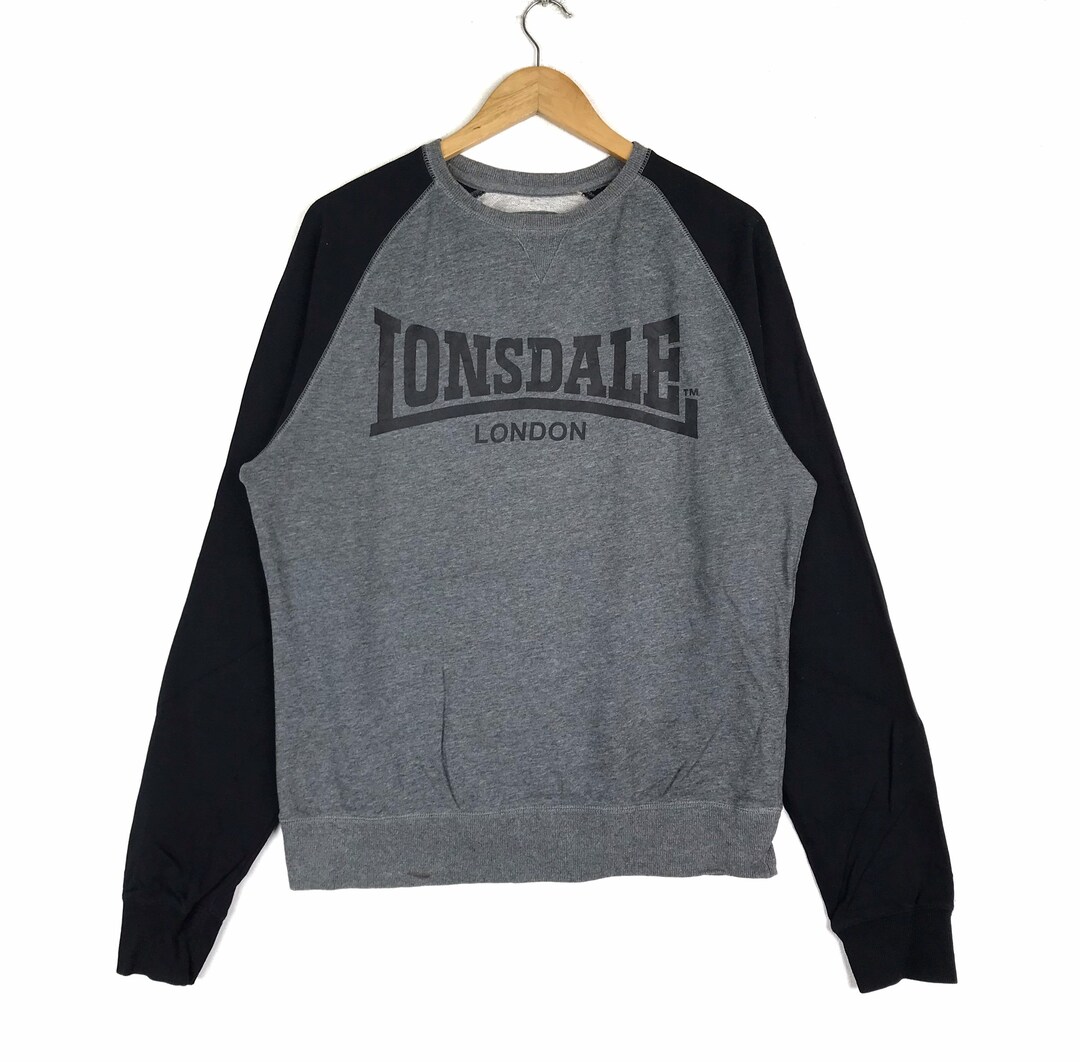 Vintage LONSDALE LONDON Big Logo Two Tones Sweatshirt Hiphop Swag ...