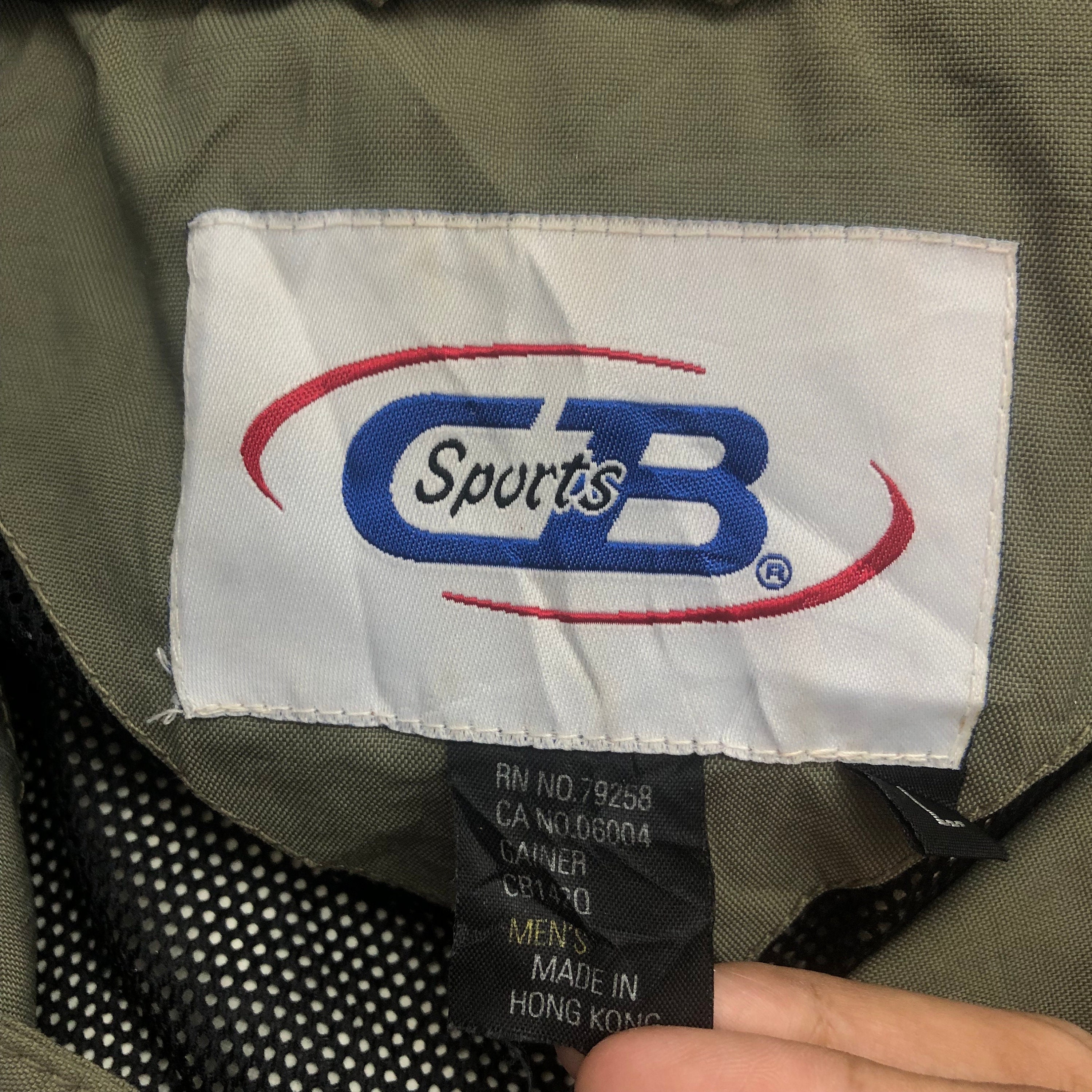 Vintage CB Sports Waterproof Jacket Three Tones Gorpcore Streetwear - Etsy