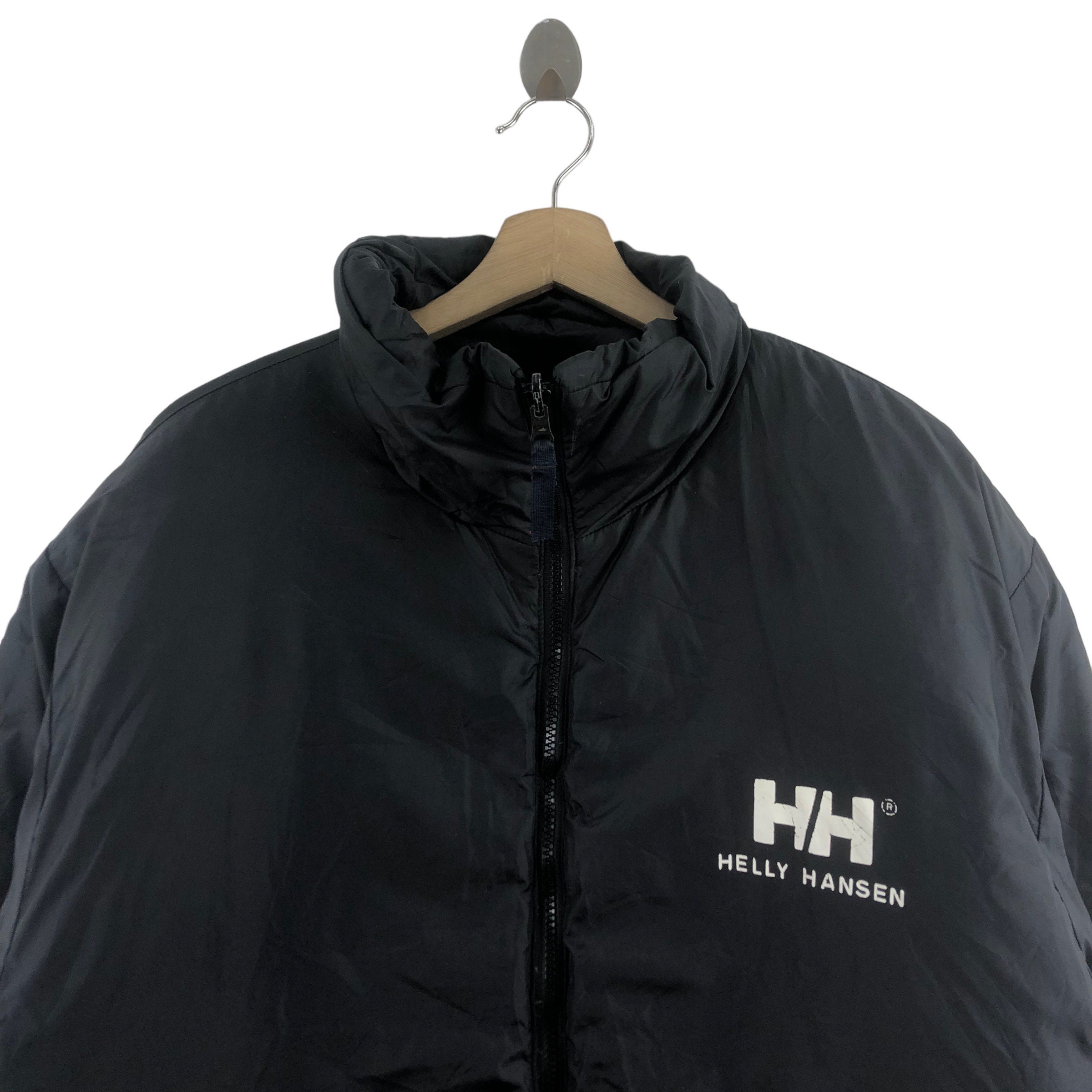 Vintage HELLY HANSEN Puffer Jacket Big Logo Gorpcore Streetwear Winter ...