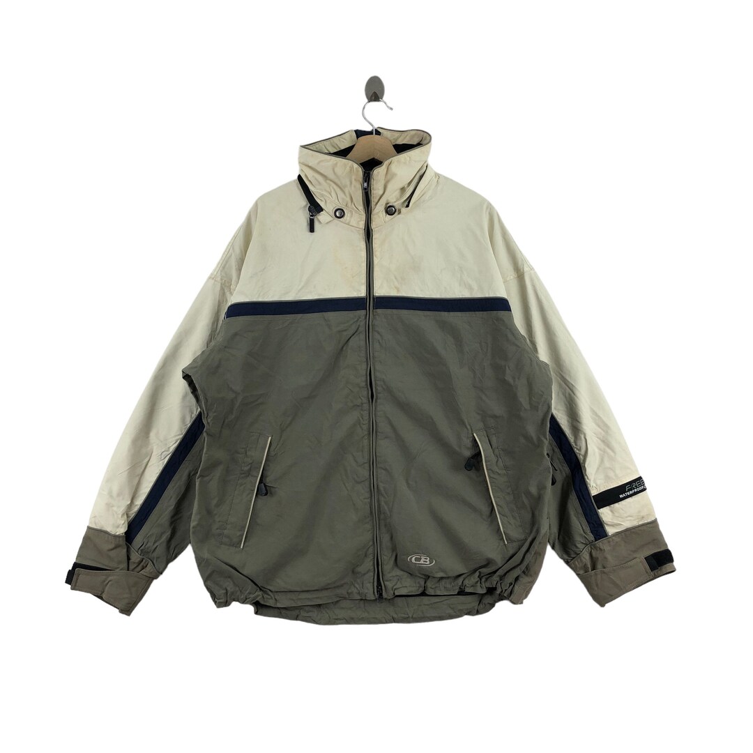 Vintage CB Sports Waterproof Jacket Three Tones Gorpcore Streetwear - Etsy