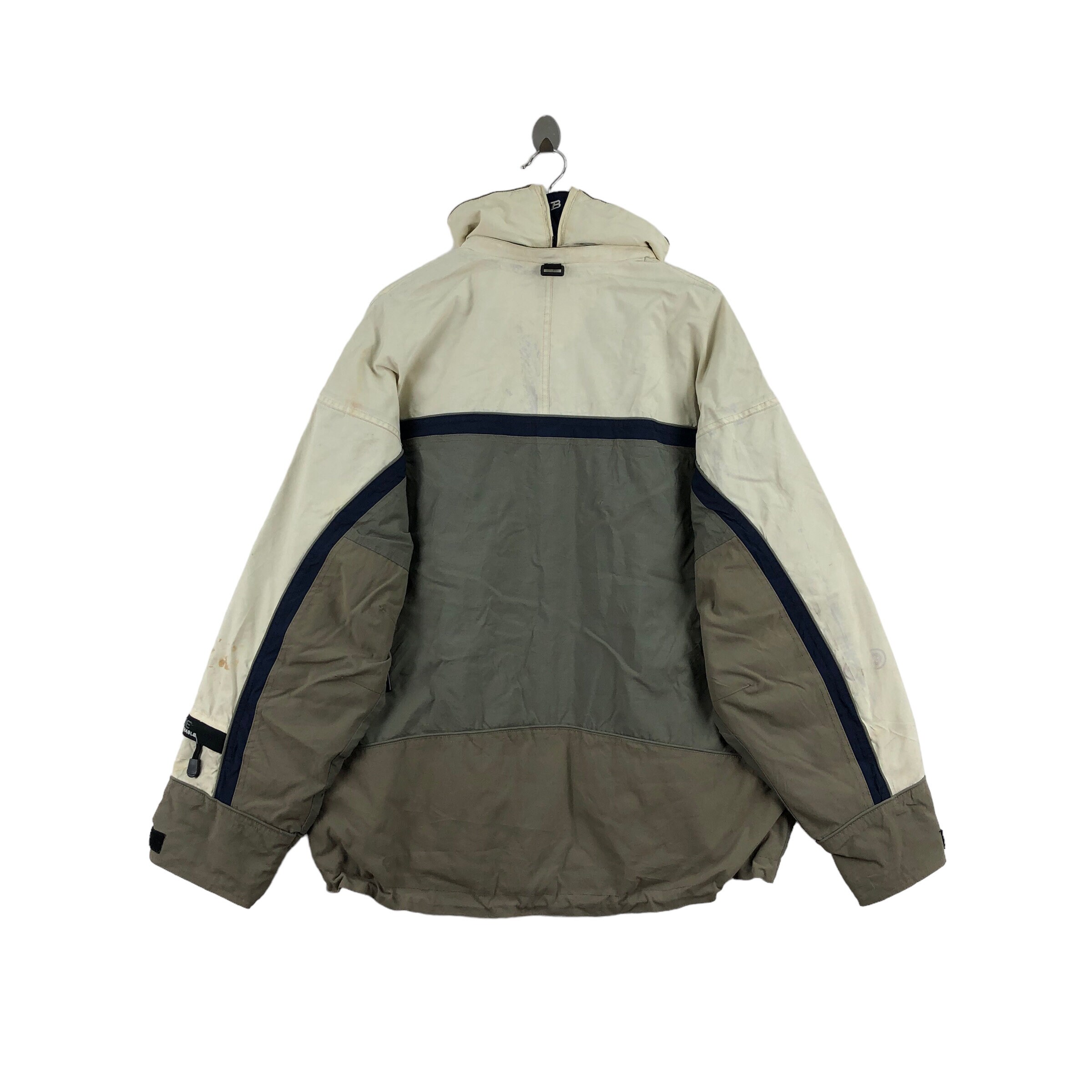 Vintage CB Sports Waterproof Jacket Three Tones Gorpcore Streetwear - Etsy