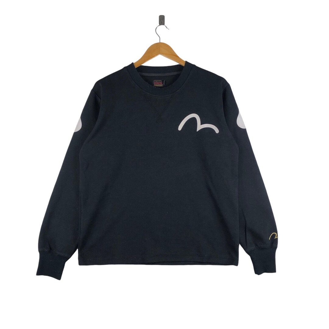 Vintage EVISU Custom Made Sweatshirt Big Logo Pullover Jumper - Etsy