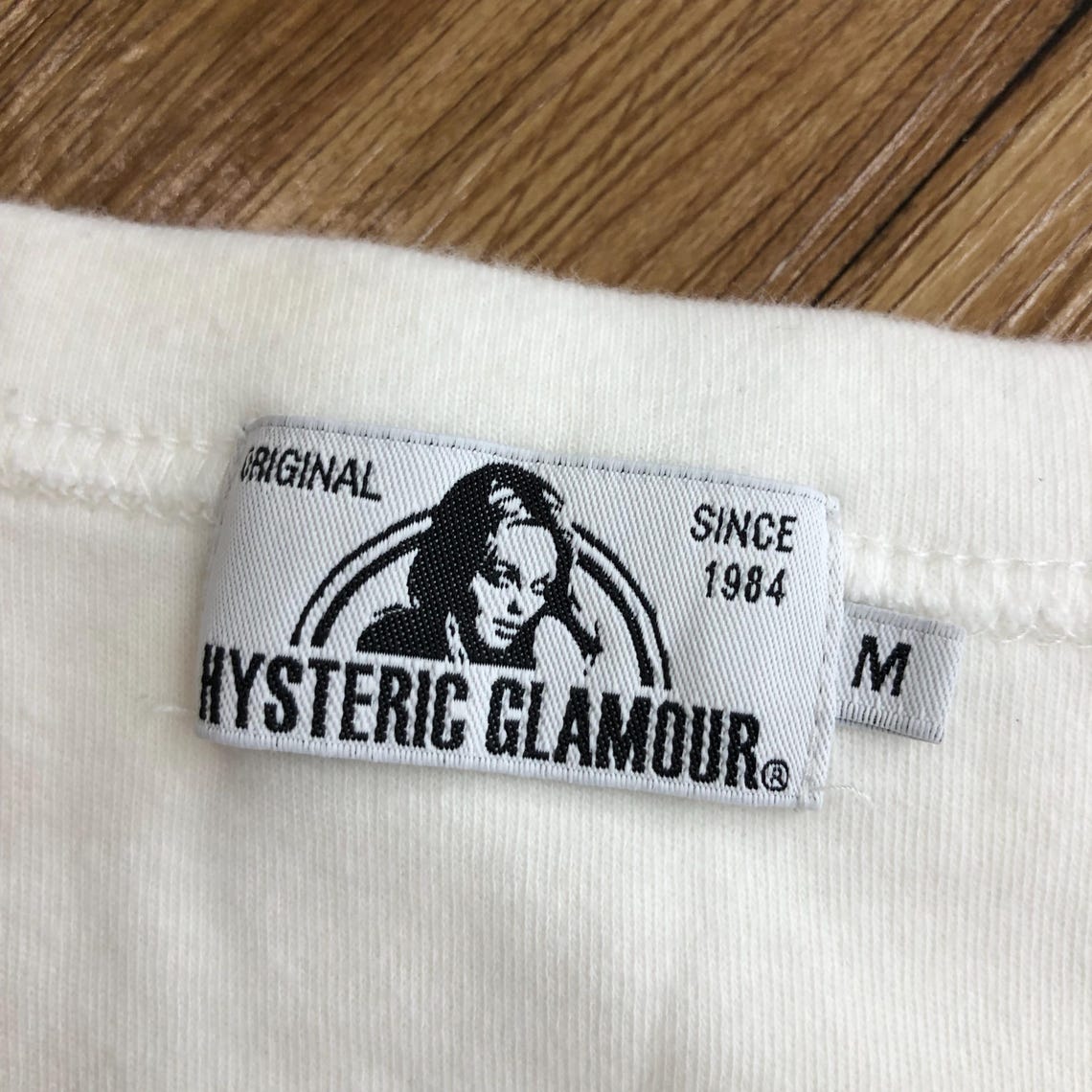 Vintage HYSTERIC GLAMOUR Tee Big Logo Card Hysteric Club - Etsy