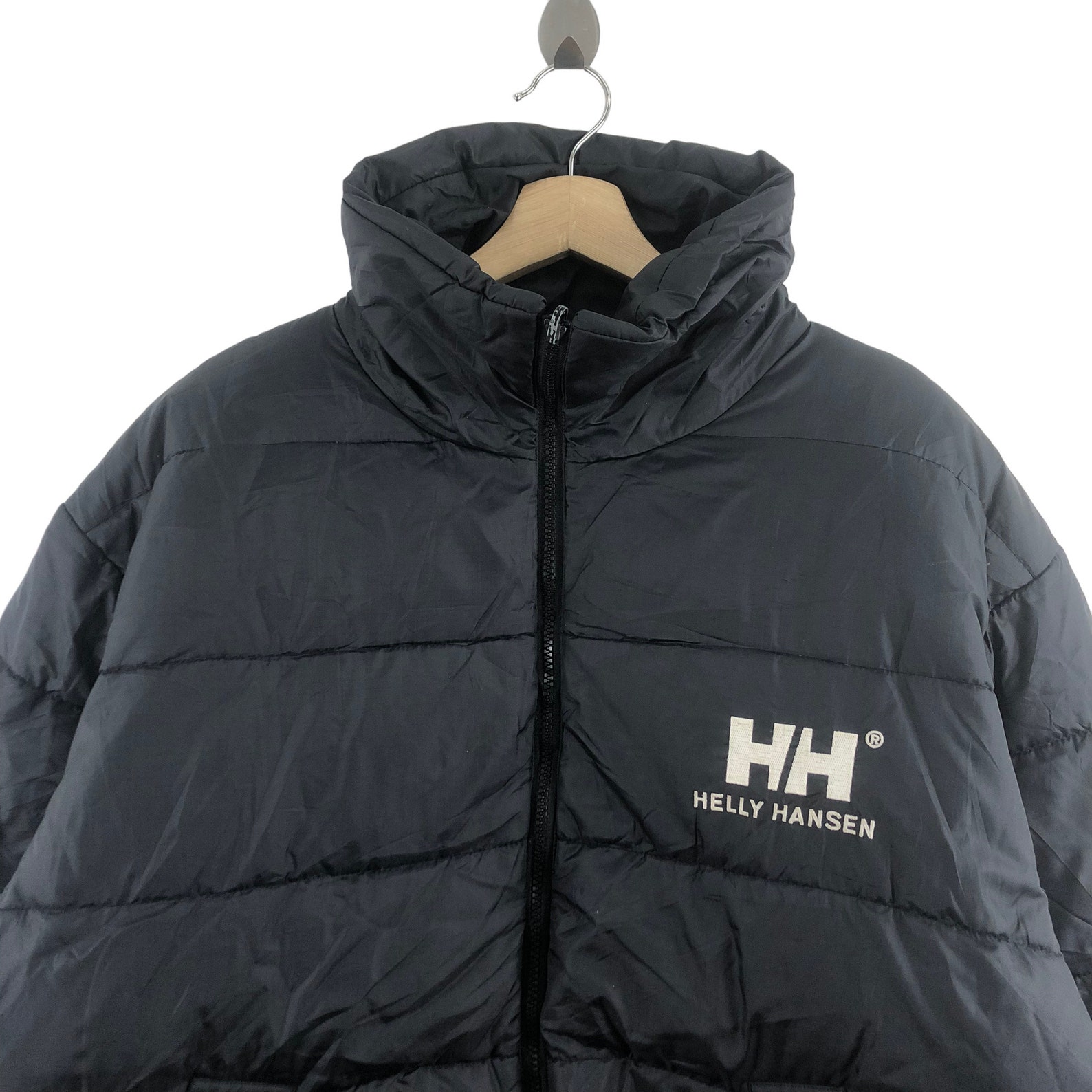 Vintage HELLY HANSEN Puffer Jacket Big Logo Gorpcore Streetwear Winter ...