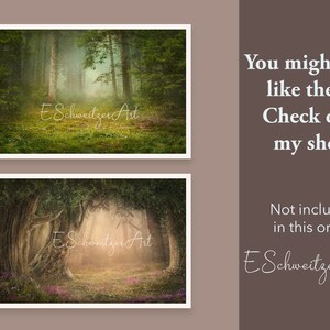 Entrance to Enchanted Forest Backdrop Background. Digital Download ...