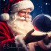 Santa Claus With Snow Globe for Christmas Photo. Snowglobe Digital ...
