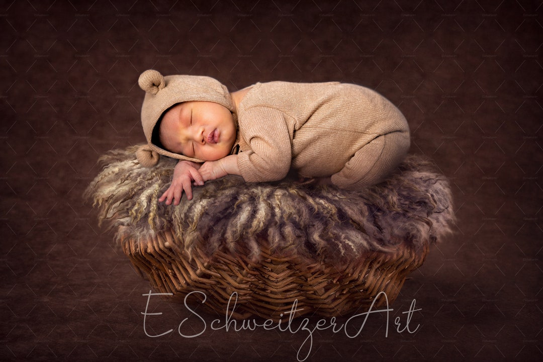 Simple Newborn Backdrop. Digital Download. Abstract Dark Brown Studio ...