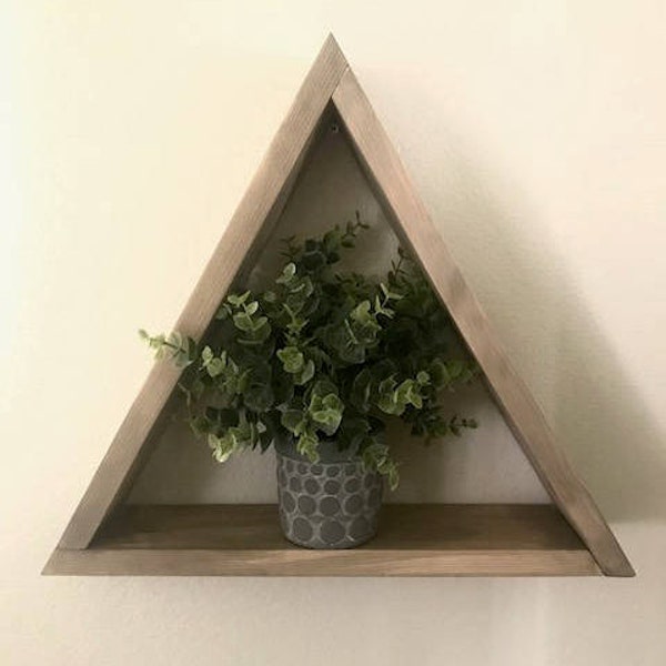 Floating Triangle Shelves - Etsy