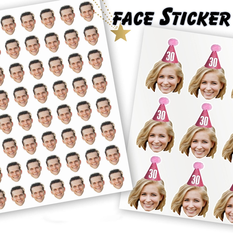 Custom Photo Card Sticker - Etsy