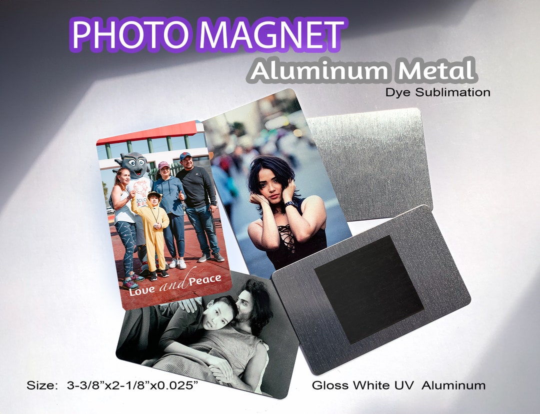 Photo Magnets, Aluminium Metal, Fridge Magnets, Custom Photo Aluminium ...