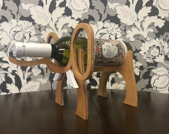 Wood Wine Rack Wood Animals Wood Lion Wood Wine Holder - Etsy