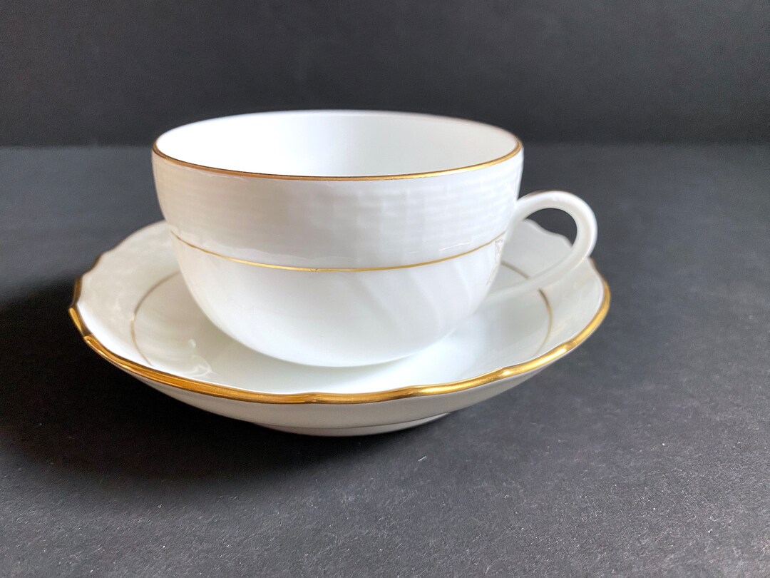 Set of 10 Herend Gold Edge Newer HDE Cup 8 OZ and Saucer, No. 1726, 20 ...