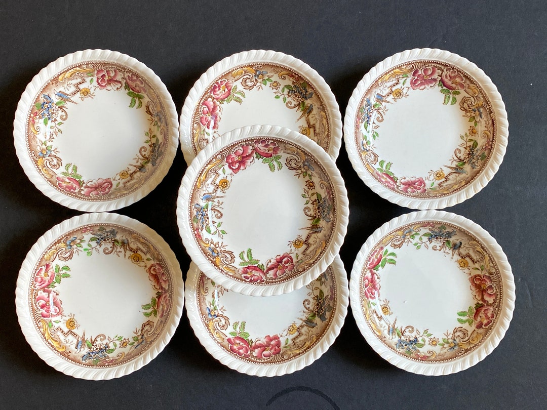 JOHNSON BROTHERS England Ironstone Devonshire Pattern Fruit/dessert ...